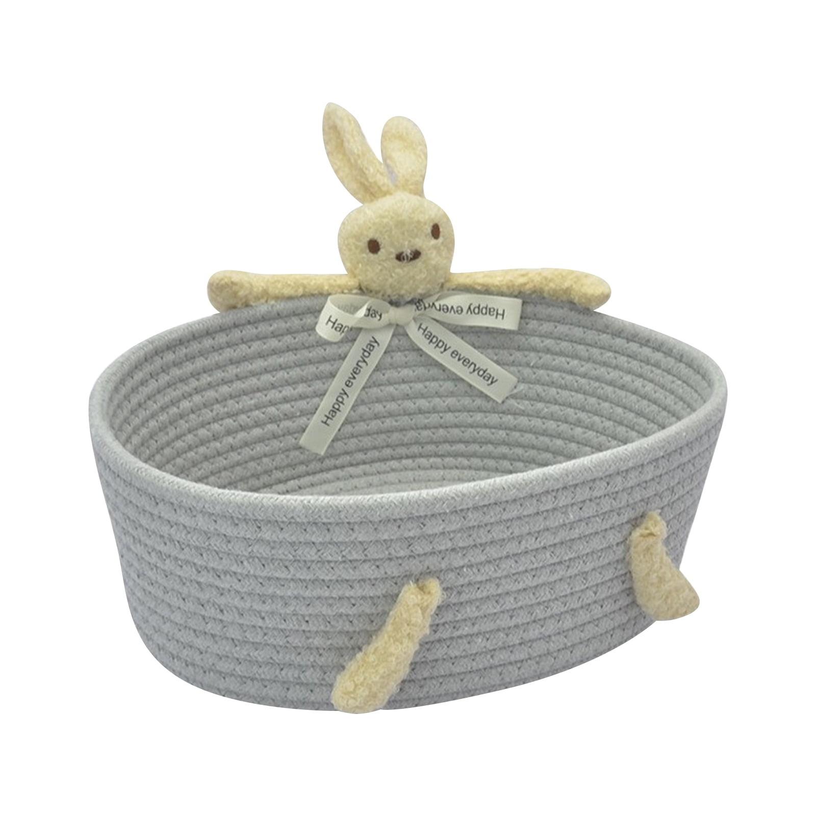 Easter Basket, Toy Box/Storage Box, Cotton Woven Basket With Handle ...