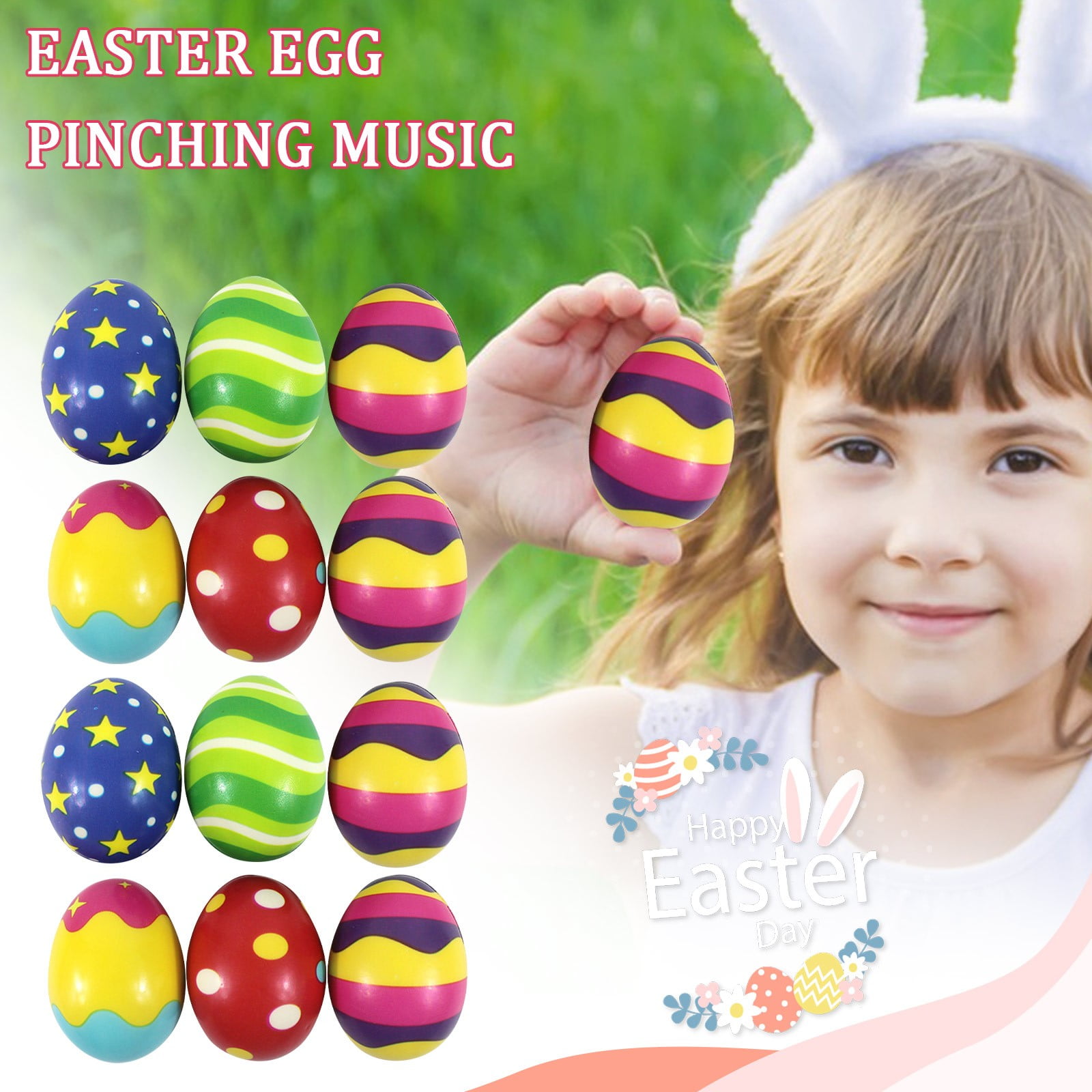 Easter Baskets for Kids Squishy Toys 2" Squishies for Kids Easter Eggs ...