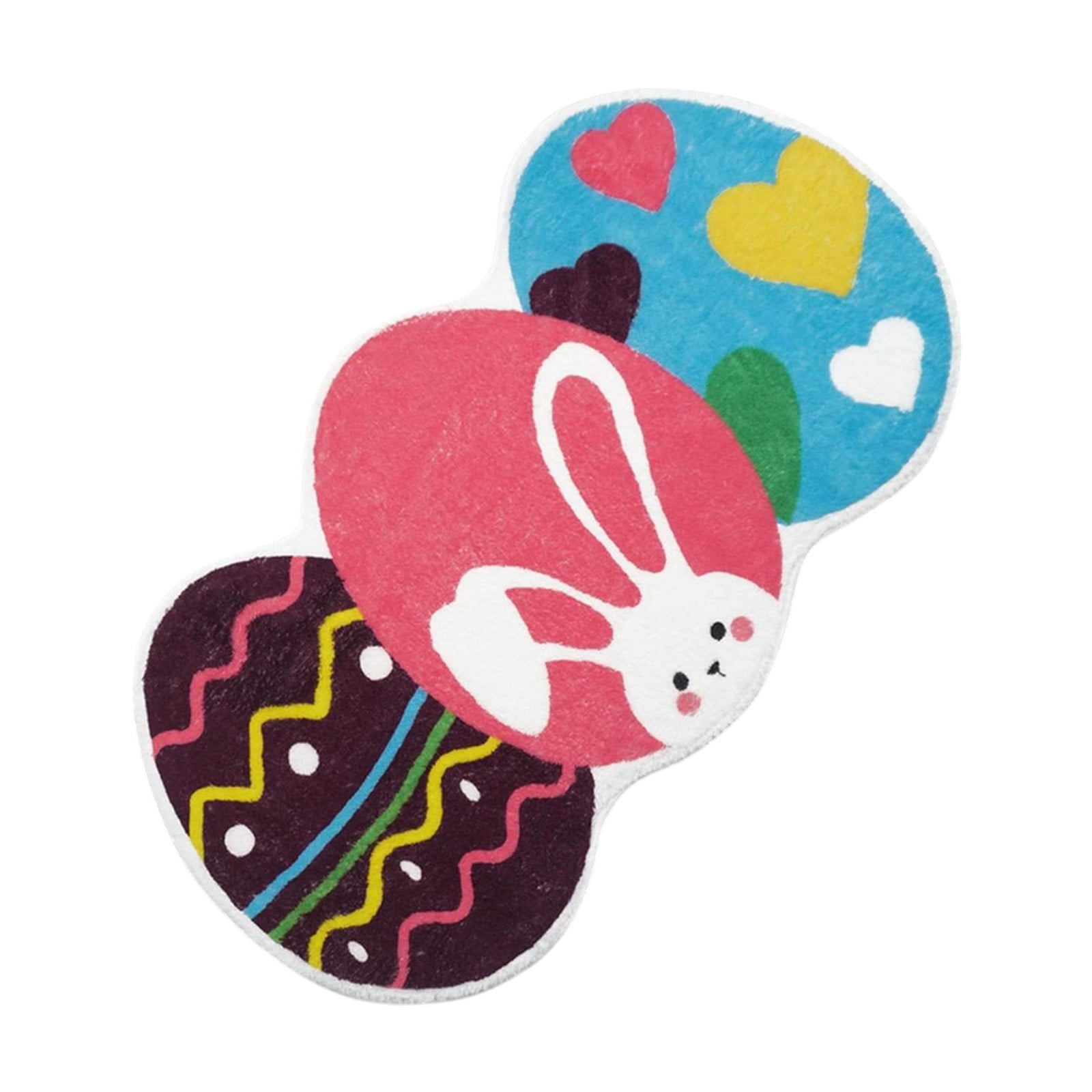 Easter Bathroom Rug Cute Easter Eggs Bath Mat Non Slip Rug for Bathroom ...