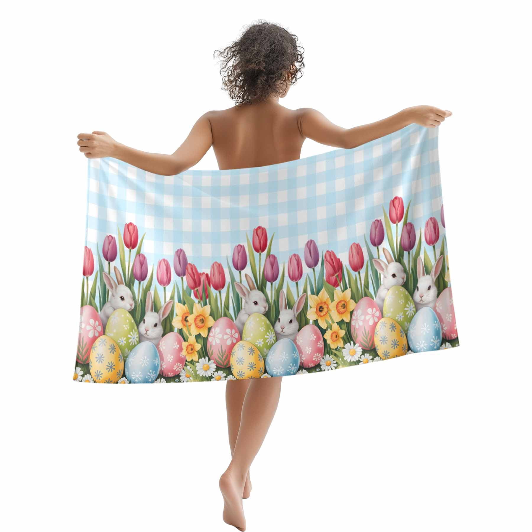 Easter Beach Towels Blanket Soft&Absorbent Quick Dry Microfiber Spring ...