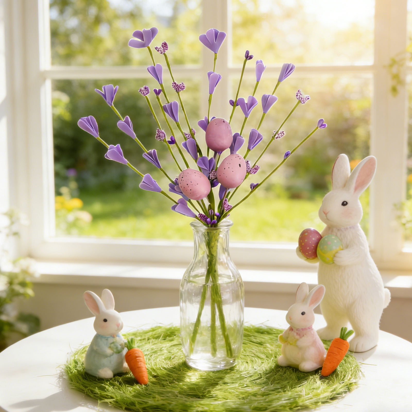 Easter Berry Eggs Cuttings - Realistic Lifelike Decor, Festive Tabletop ...