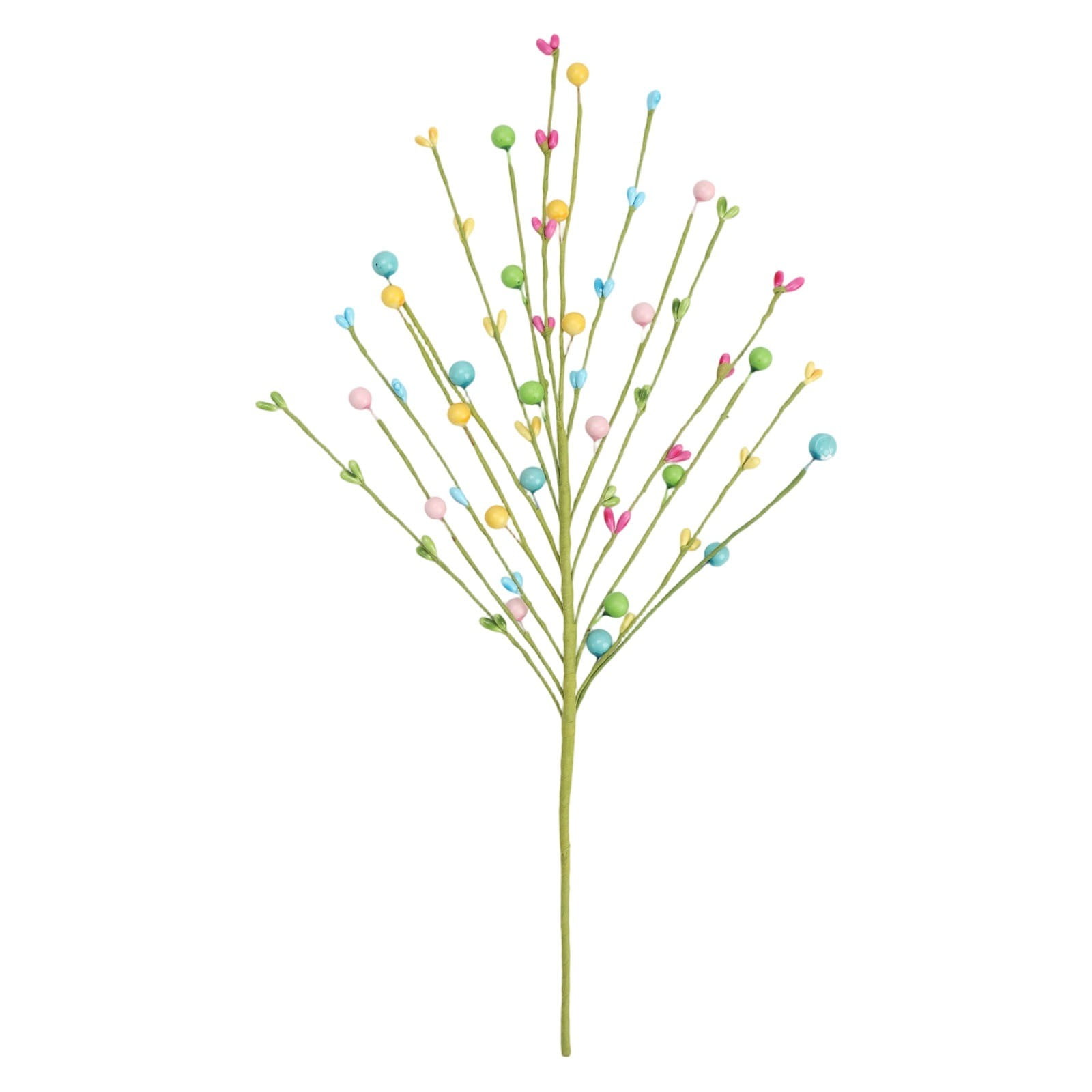 Easter Berry Stems, Binkne 16.9 Inch Artificial Pastel Pip Sprays ...
