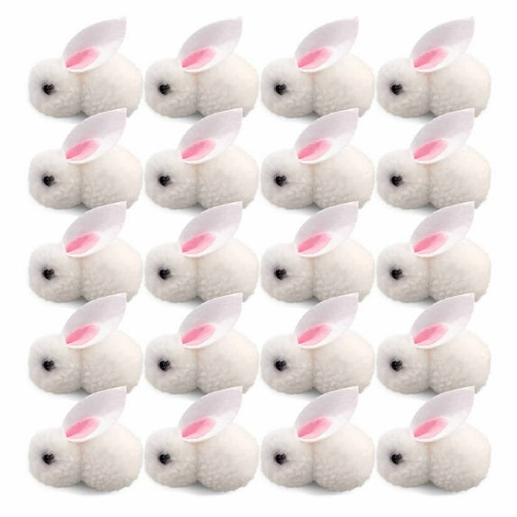 Easter Birthday Party Decorations, 20Pcs Mini Bunny Doll Toy 5x5cm Gift ...