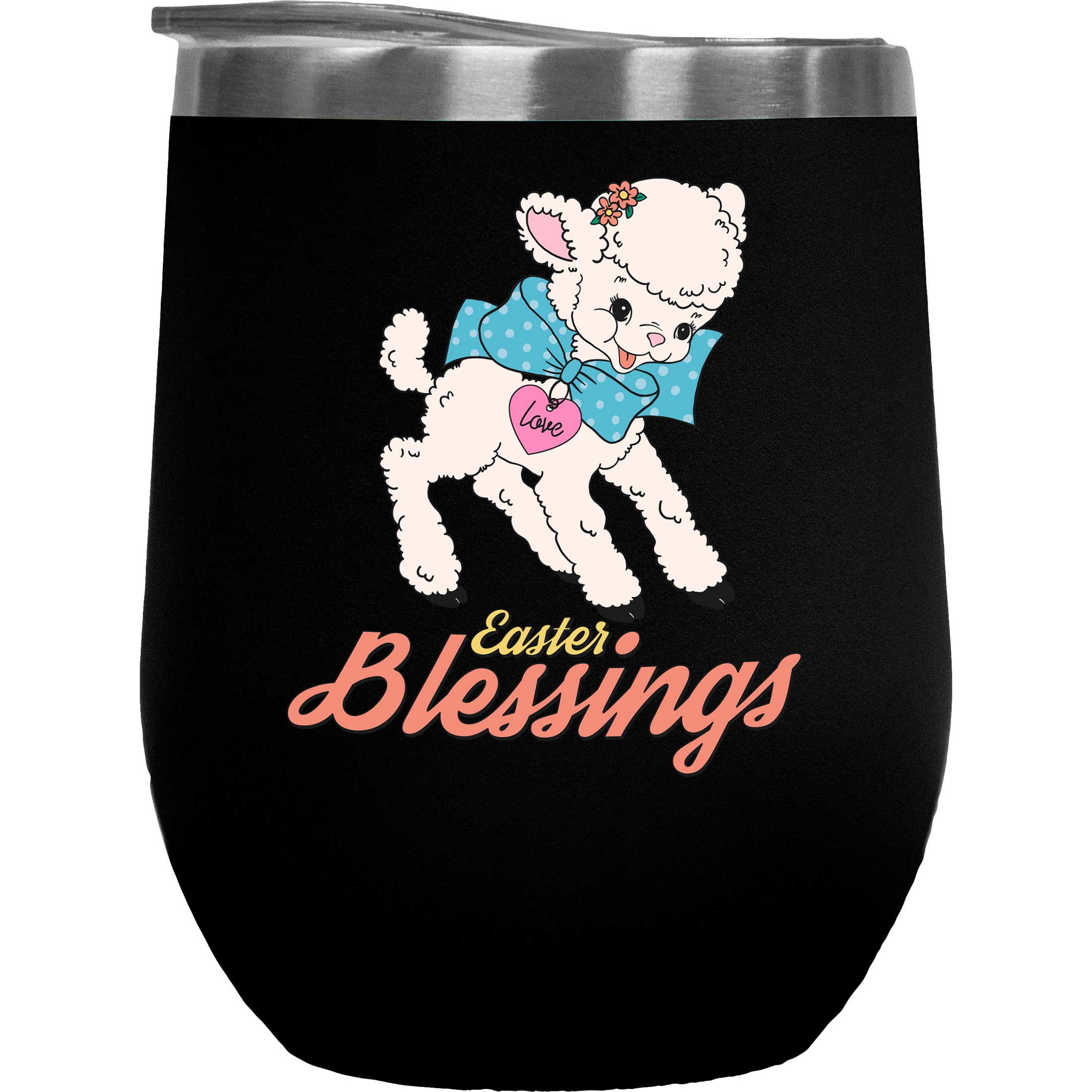 Easter Blessings & Cute Lamb Art, Easter Day or Sunday Souvenir or ...