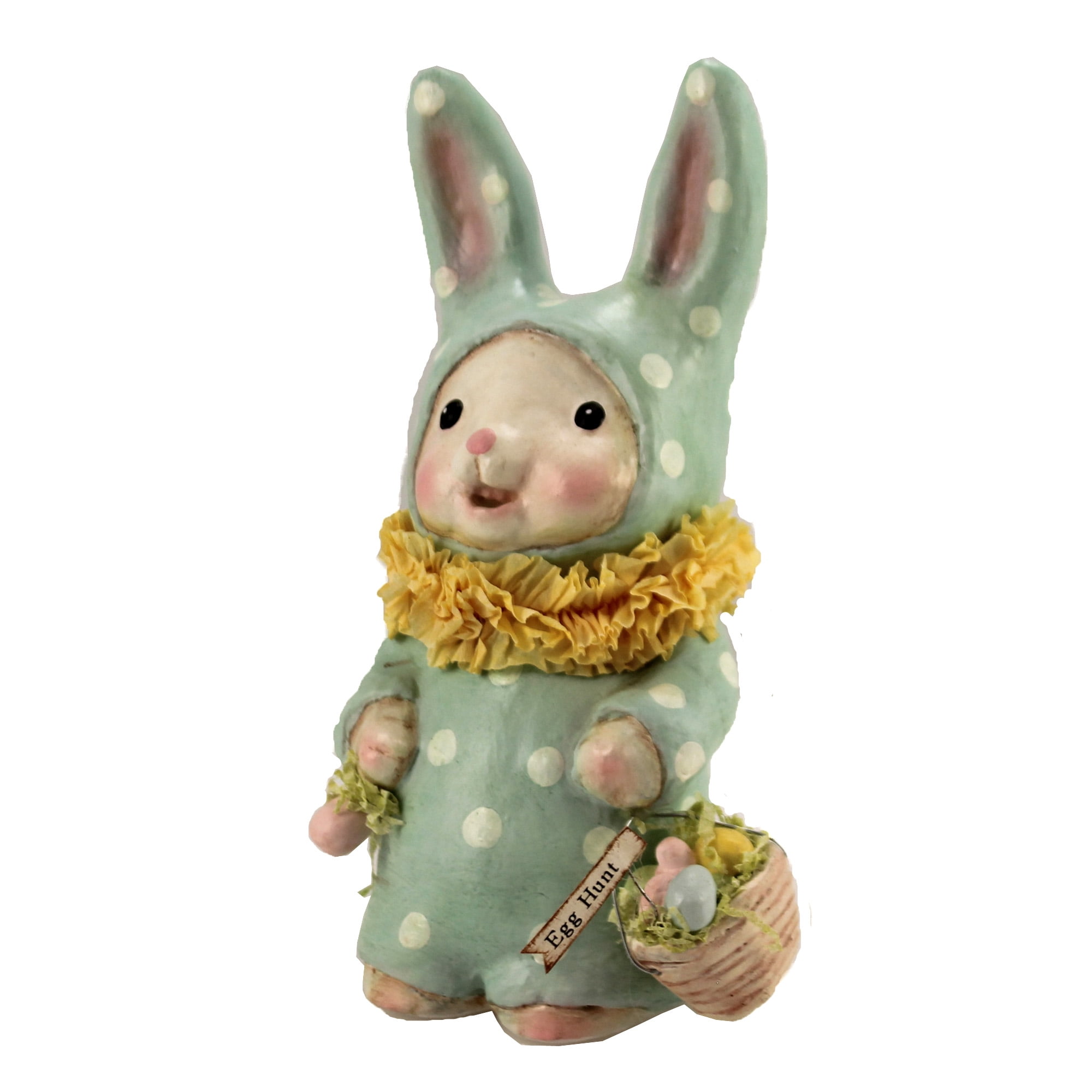 Easter Blue Easter Suit Bunny Polyresin Basket Egg Hunt Ma0401 ...