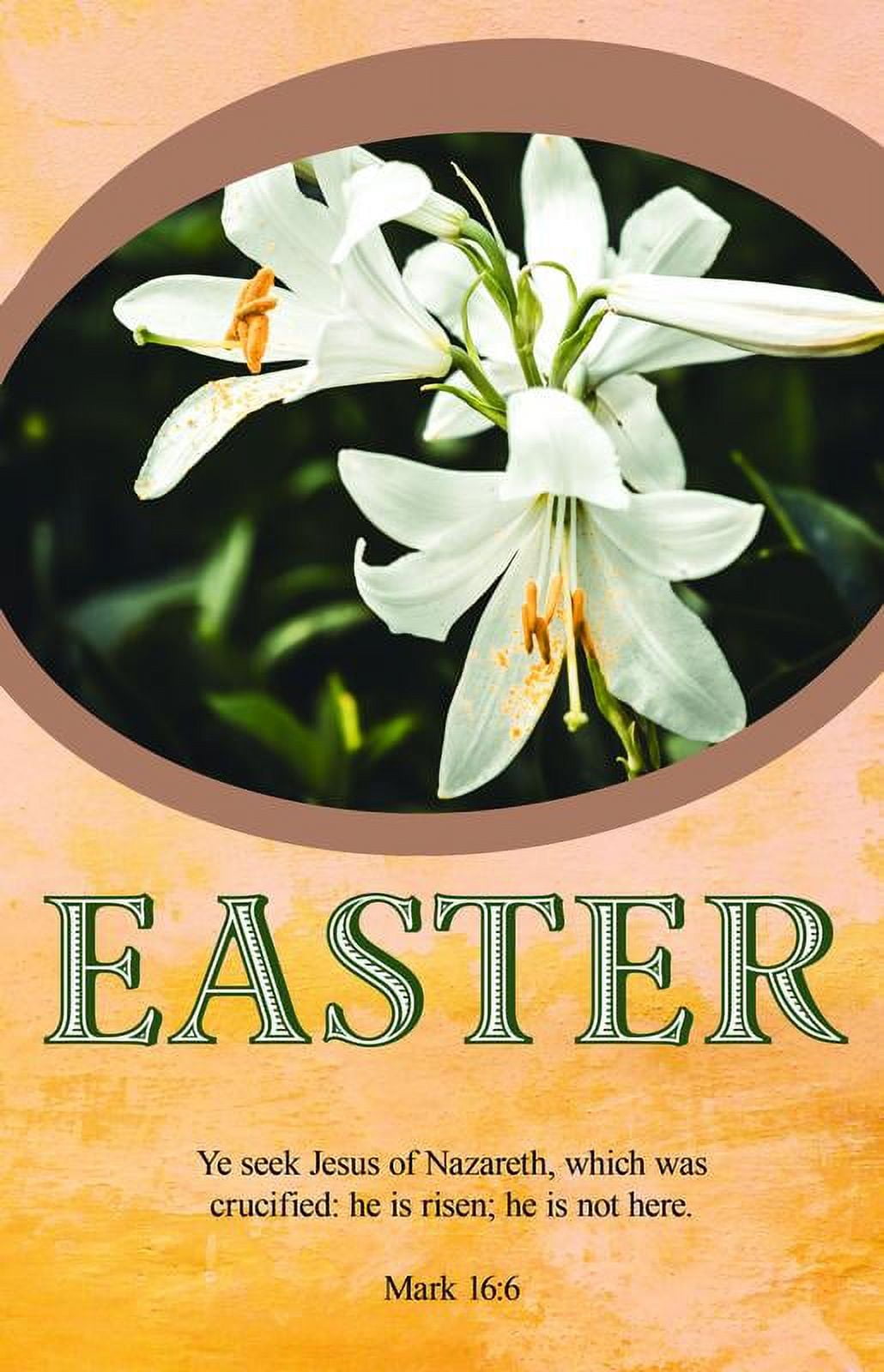 Easter Bulletin: Ye Seek Jesus (Package of 100) : Mark 16:6 (KJV ...