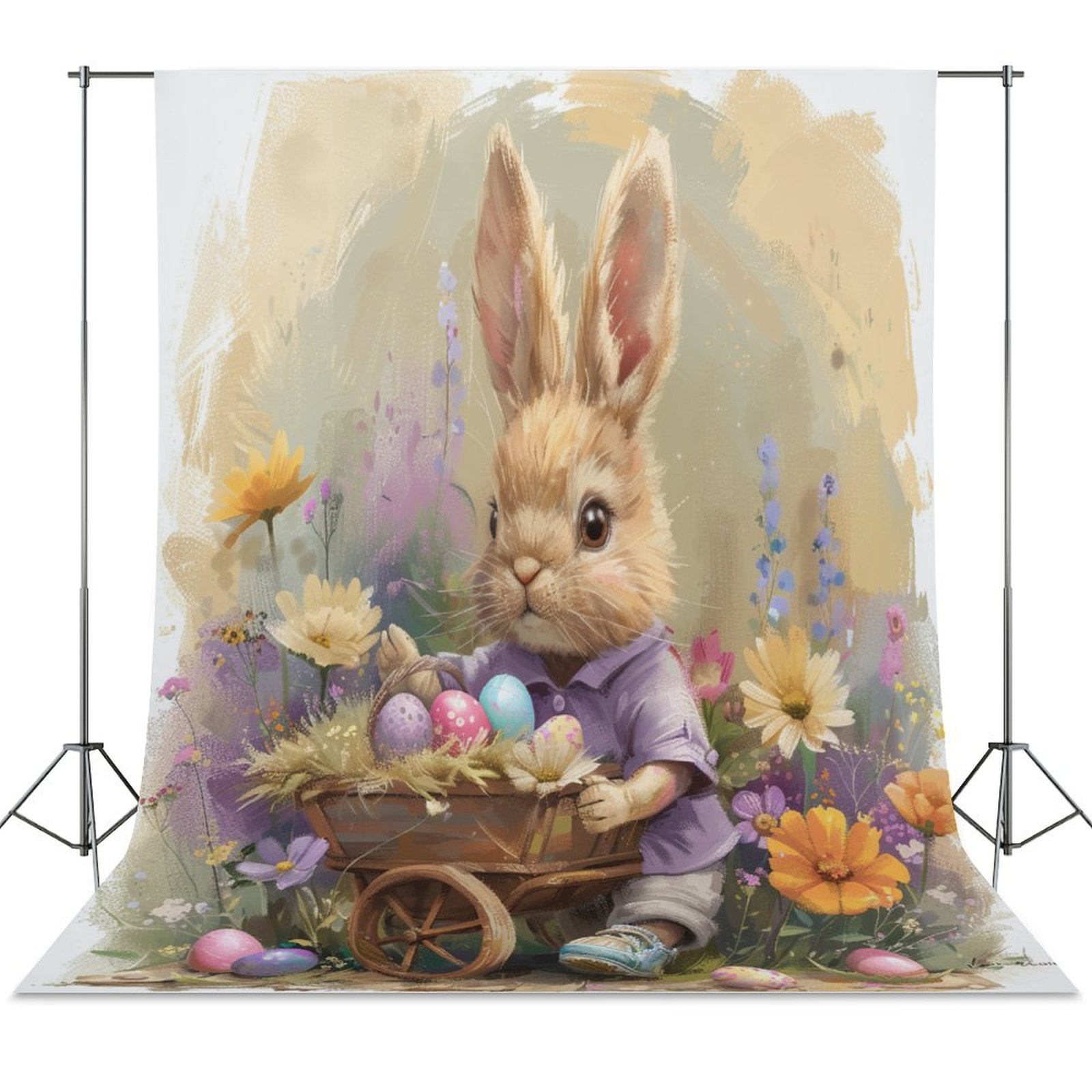 Easter Bunnies Rabbits Backdrops for Photography for Party Backdrop ...