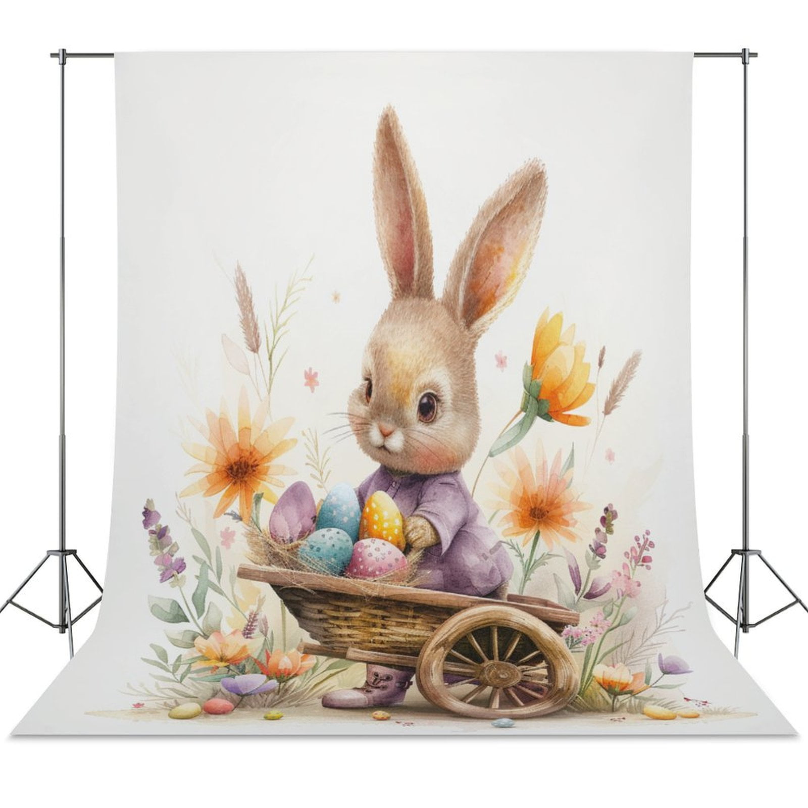 Easter Bunnies Rabbits Backdrops for Photography for Party Backdrop ...