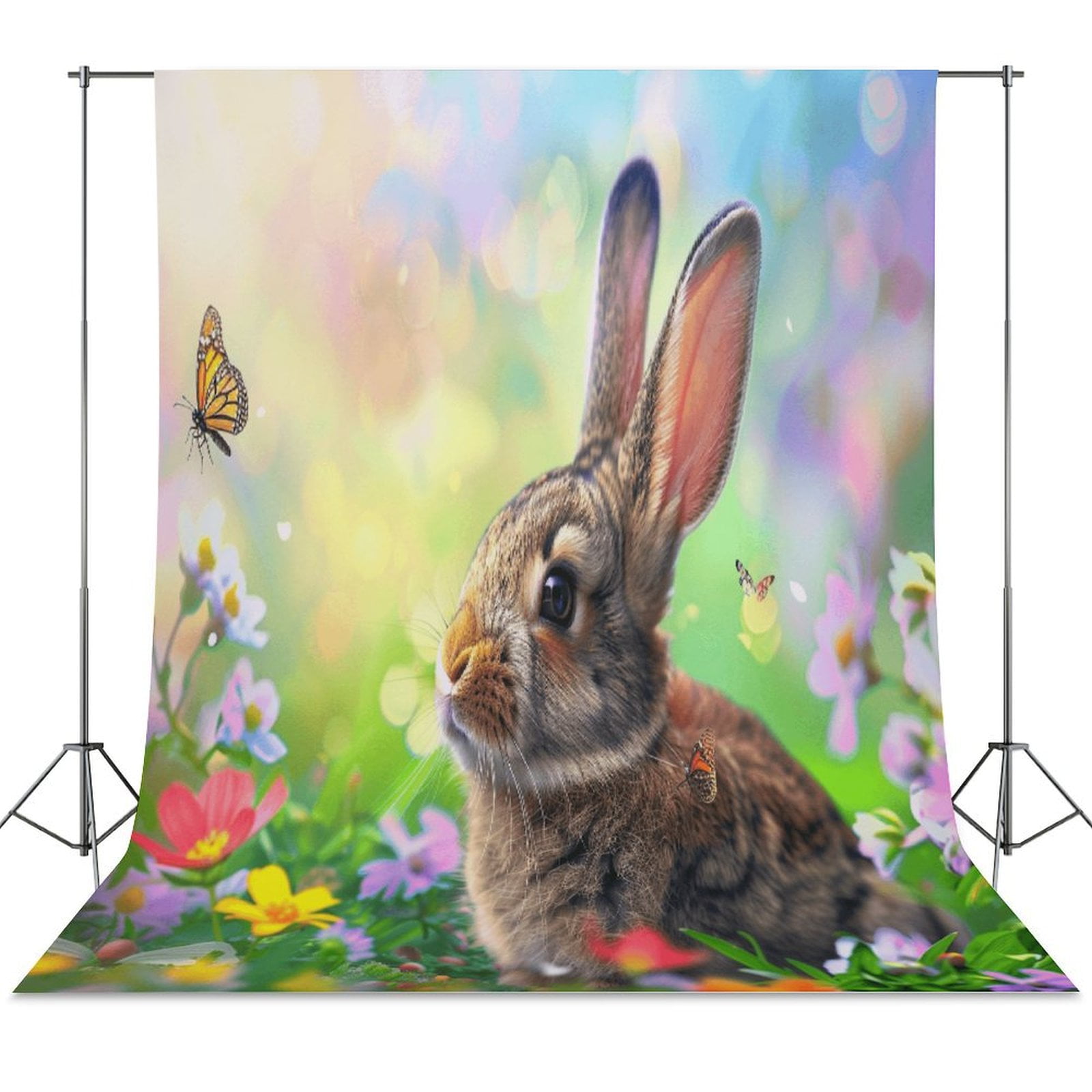Easter Bunnies Rabbits Backdrops for Photography for Party Backdrop ...
