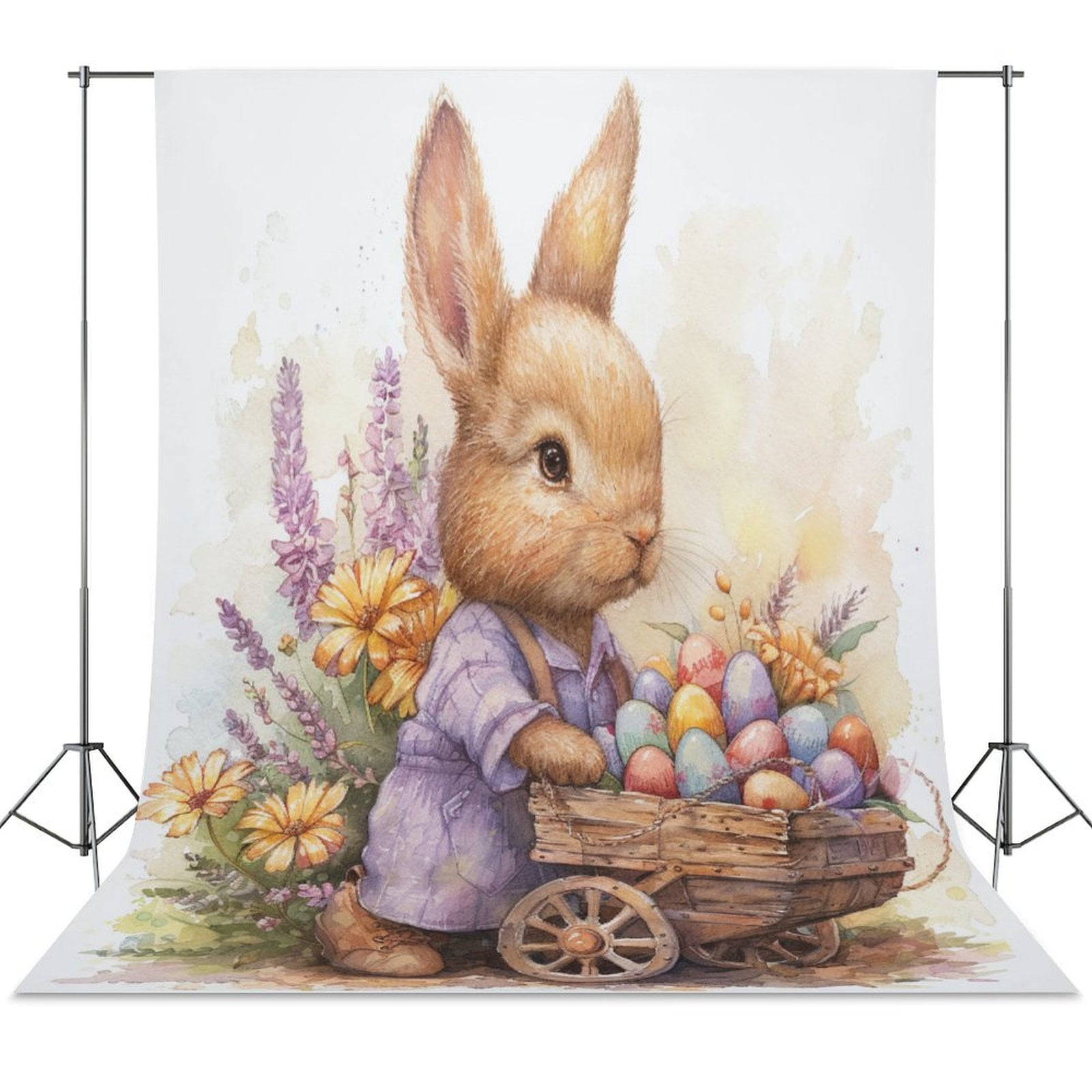 Easter Bunnies Rabbits Backdrops for Photography for Party Backdrop ...
