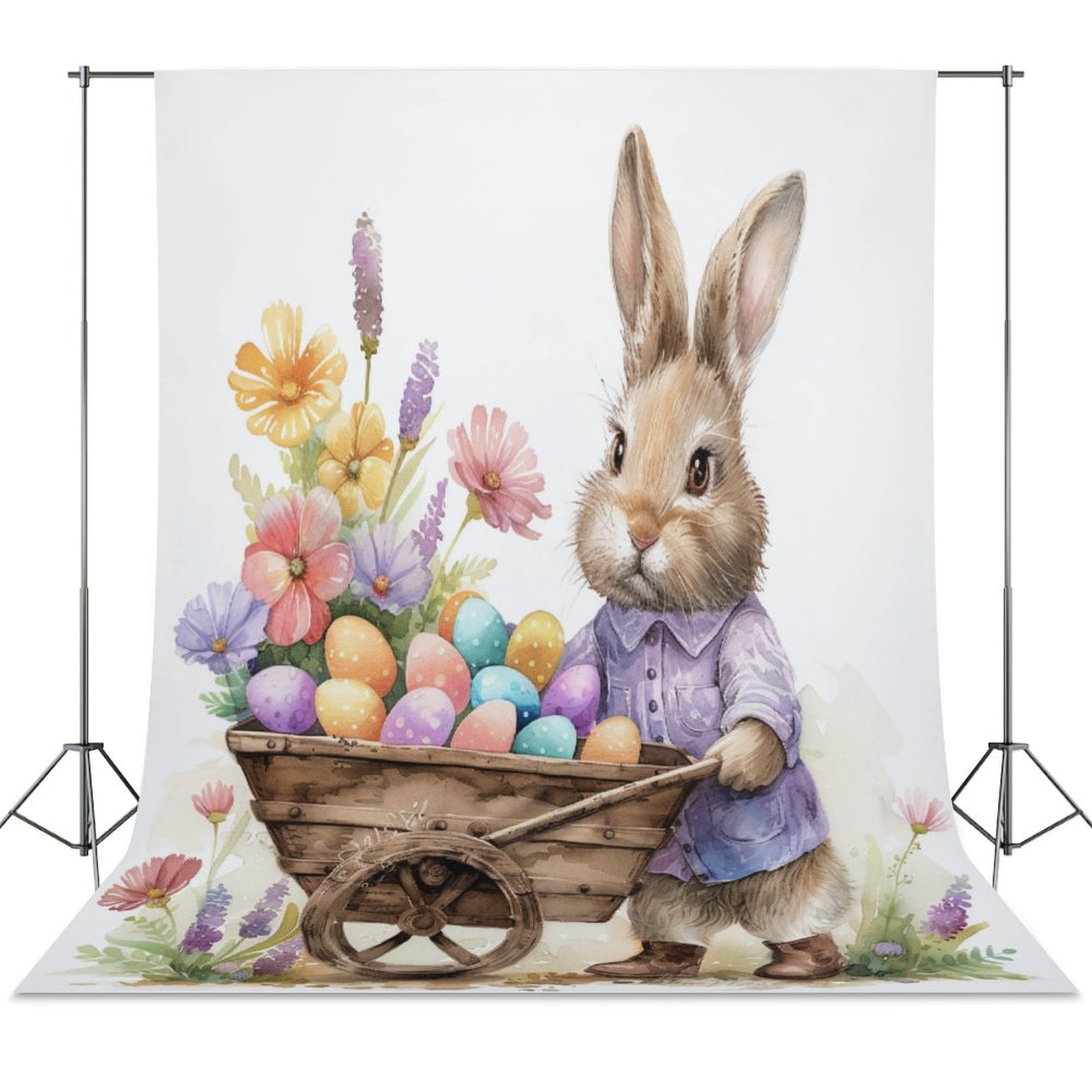 Easter Bunnies Rabbits Backdrops for Photography for Party Backdrop ...