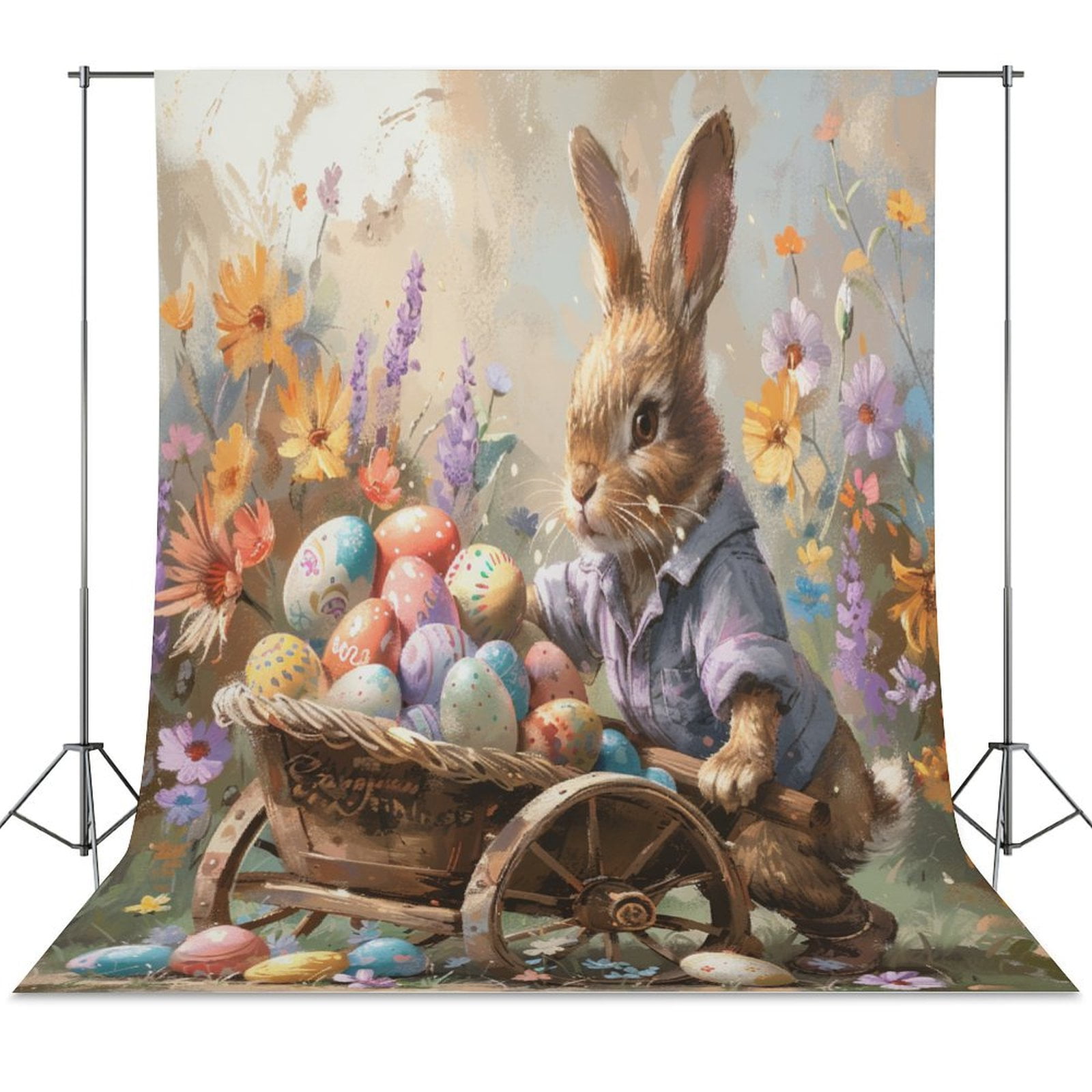 Easter Bunnies Rabbits Backdrops for Photography for Party Backdrop ...