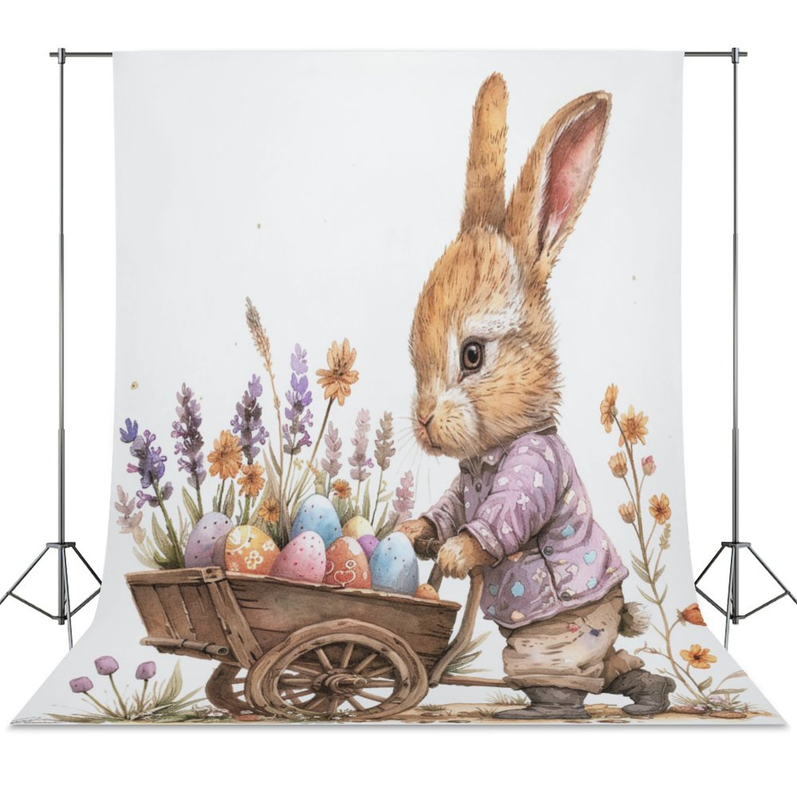 Easter Bunnies Rabbits Backdrops for Photography for Party Backdrop ...