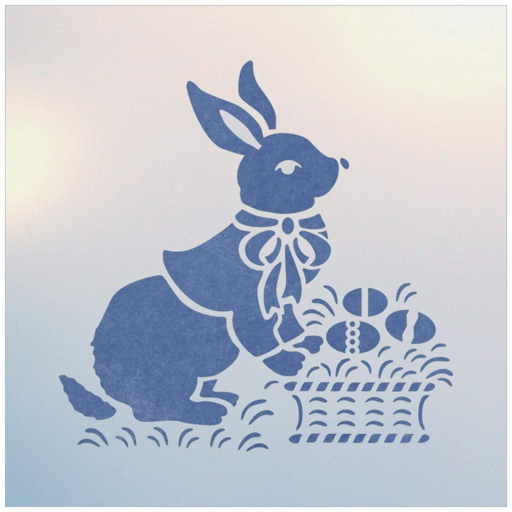 Easter Bunny 2 Stencil - Stencils for Painting Reusable Plastic Mylar ...