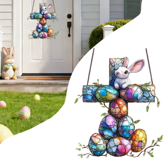 Easter Bunny Acrylic, Acrylic Easter Bunny Suncatcher, Transparent ...