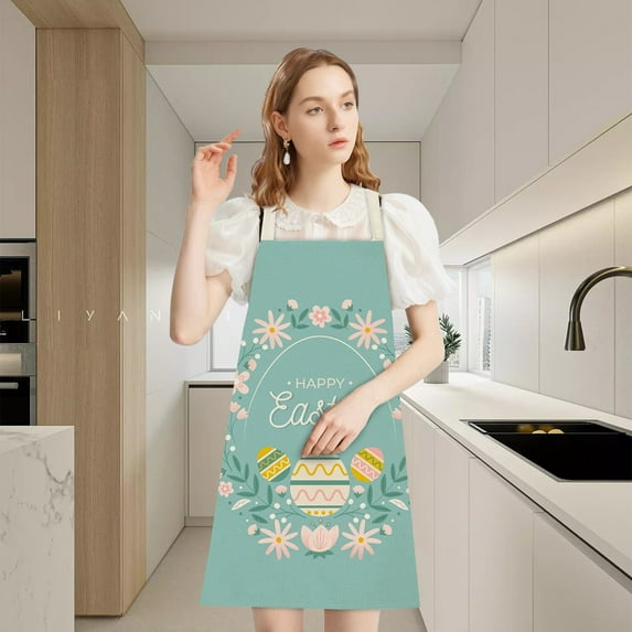 Easter Bunny Apron 65x75cm Creative Holiday Design Large Bib ...