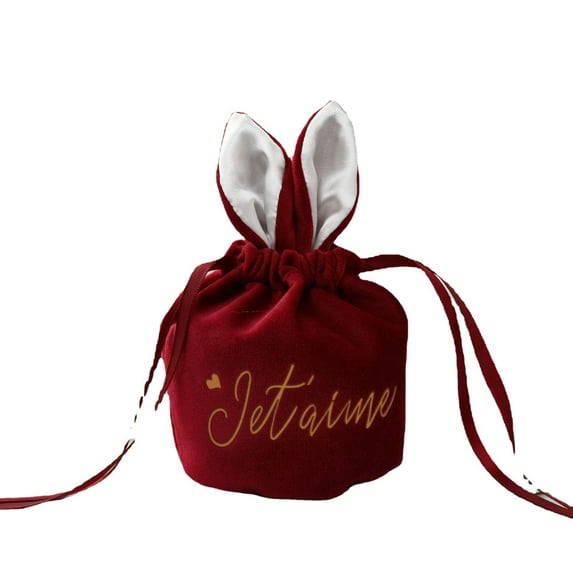 Easter Bunny Bag with Rabbit Ears for Festive Spring Bathroom and ...