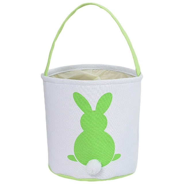 Easter Bunny Basket Bag Sequin Colors Kids Easter Egg Hunt Baskets ...