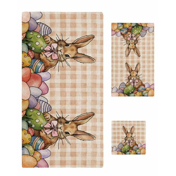 Easter Bunny,Bath Towels for Bathroom Set,Luxury Microfiber Towels ...