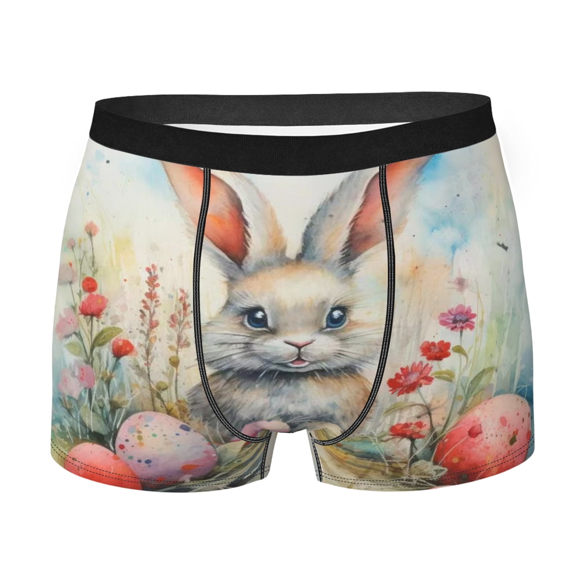 Easter Bunny Boxer Shorts For Man 3D Print Male Underwear Panties ...