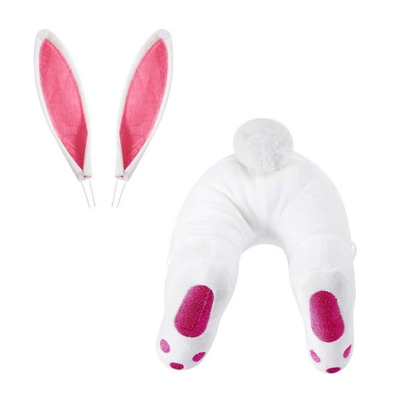 Easter Bunny Butt Wreath Attachment, DIY Spring Rabbit Butt and Ears ...