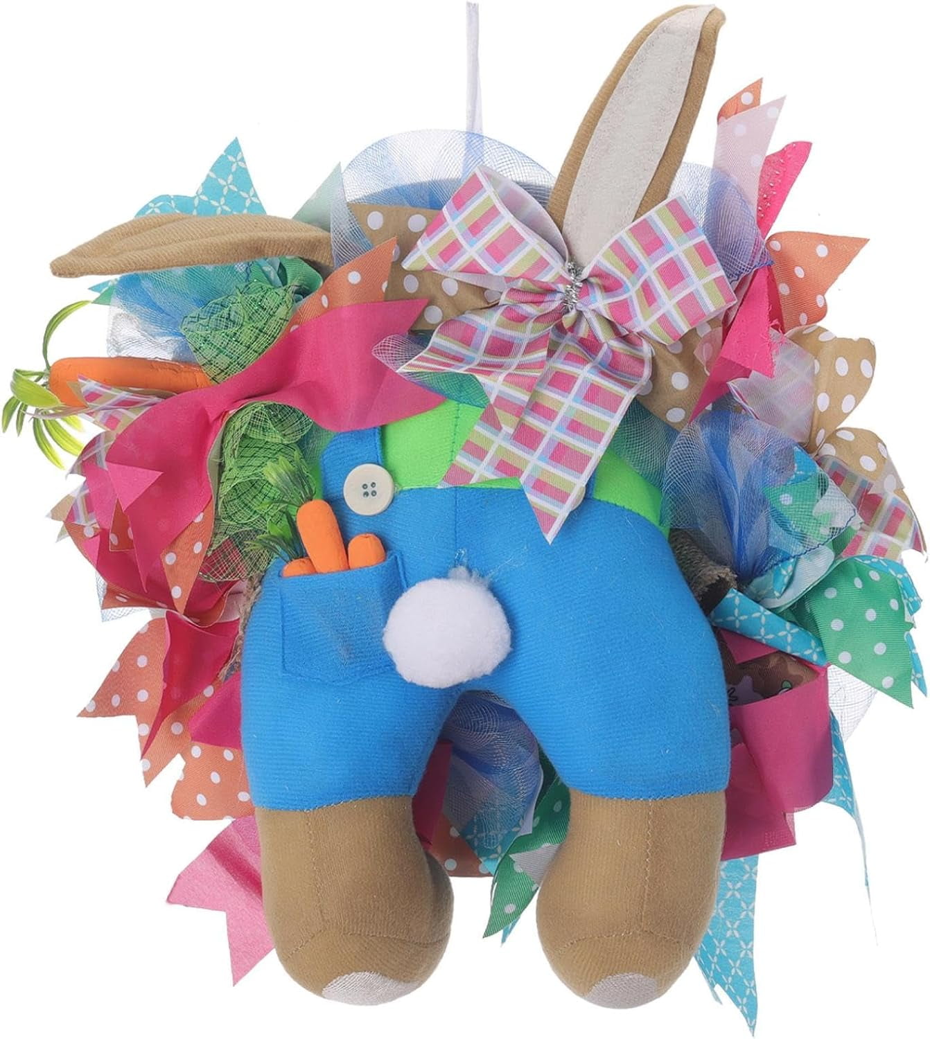 Easter Bunny Butt Wreath, Easter Door Wreath Thief Bunny Butt and Ears ...