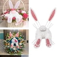 Easter Bunny Butt Wreath Kit Plush Rabbit Butt with Ear Wreath ...