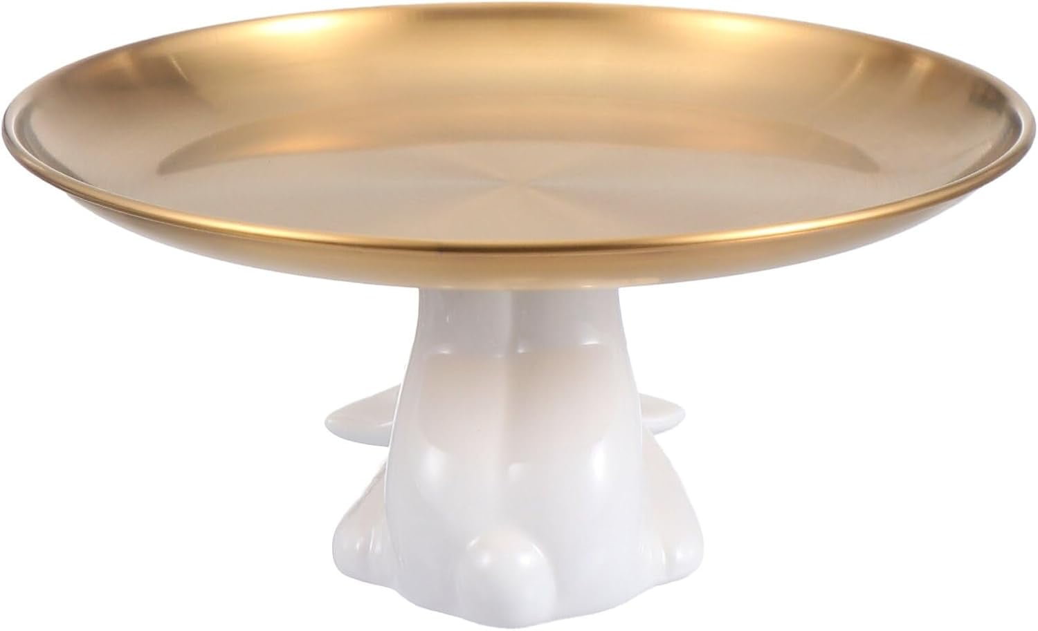 Easter Bunny Cake Stand 8inch Ceramic Dessert Plates Bunny Candy Dish ...