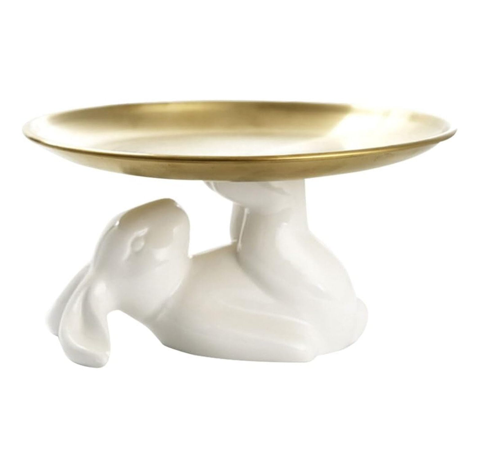 Easter Bunny Cake Stand Ceramic Rabbit Easter Cupcake Stand Dessert ...