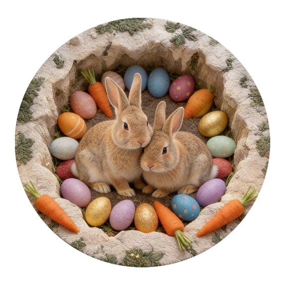Easter Bunny Carpet Soft Area Rug For Living Room Bedroom Modern ...