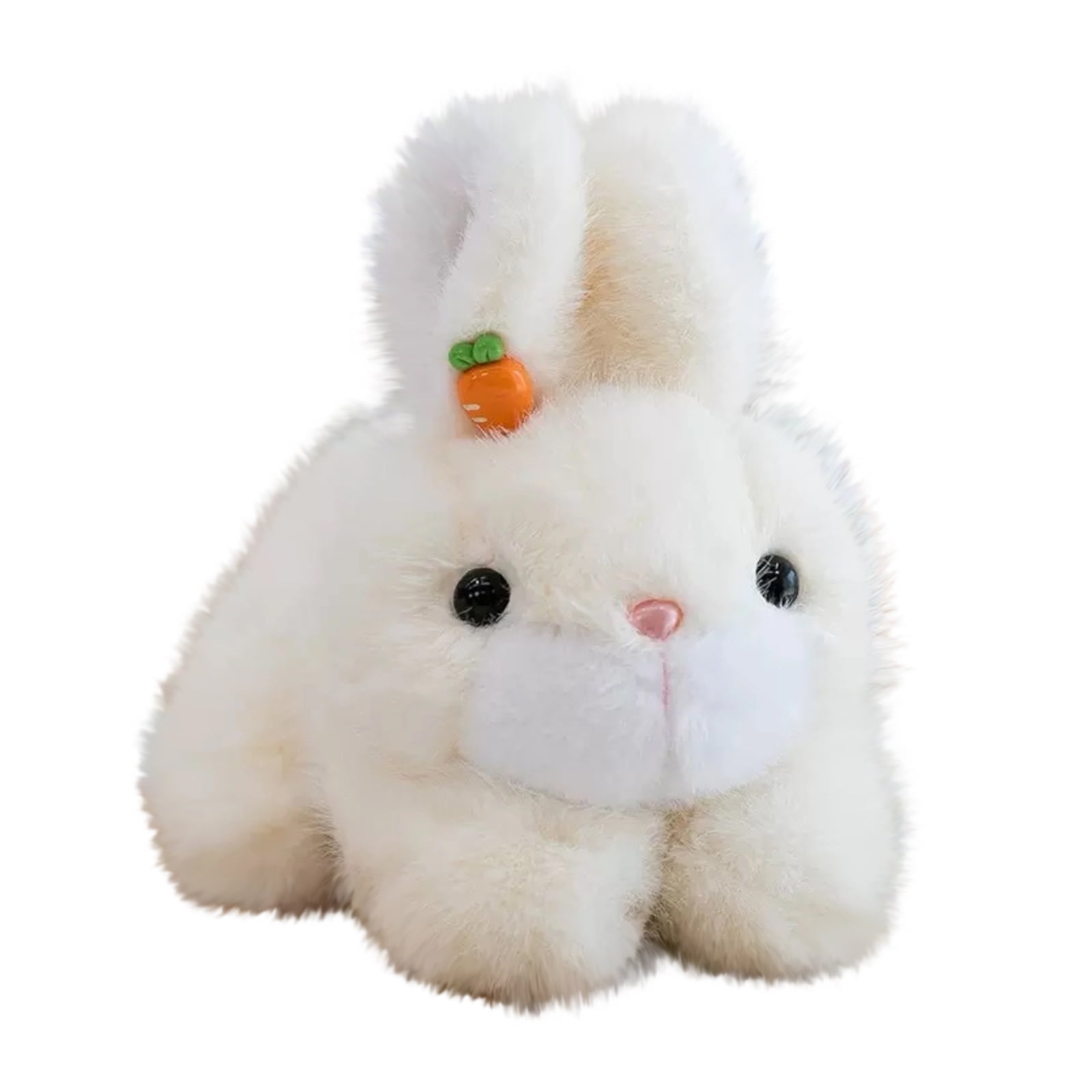 Easter Bunny with Carrot Interactive Electronic Pet Plush Bunny Toy ...
