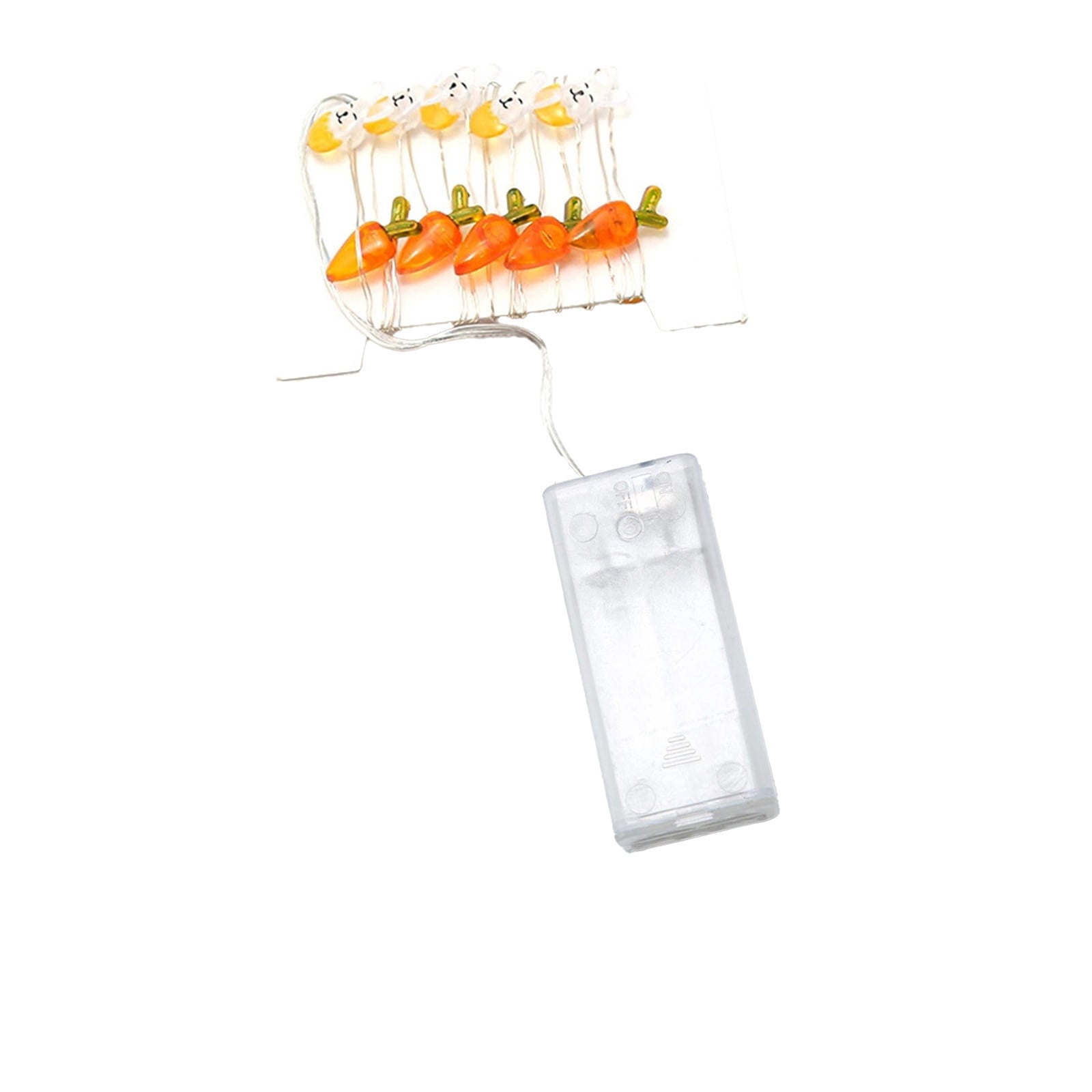 Easter Bunny Carrot String Lights LED Decorative Lights for Indoor ...