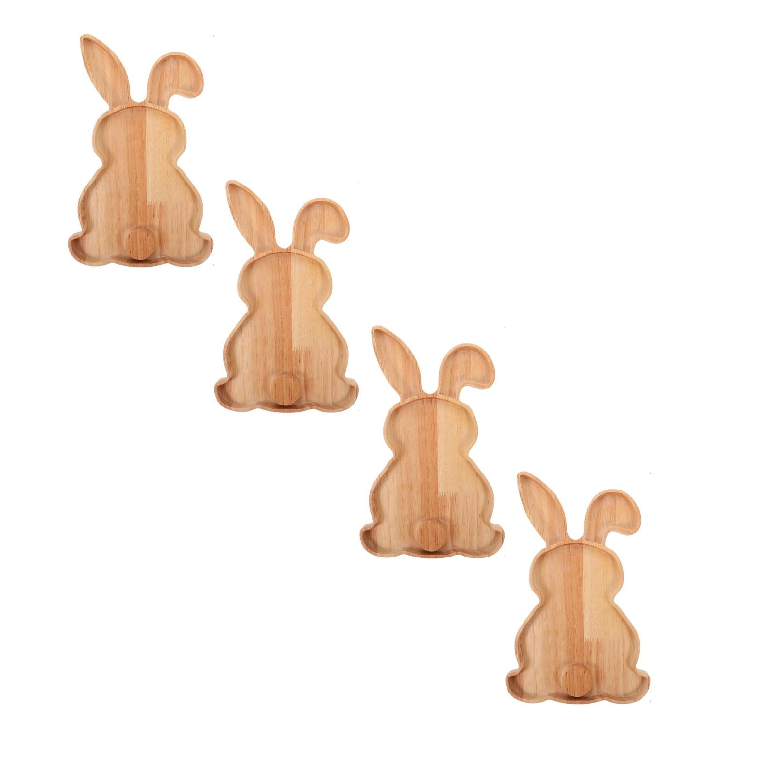 Easter Bunny Charcuterie Boards Wood Coffee Table Decor Rabbit Egg ...