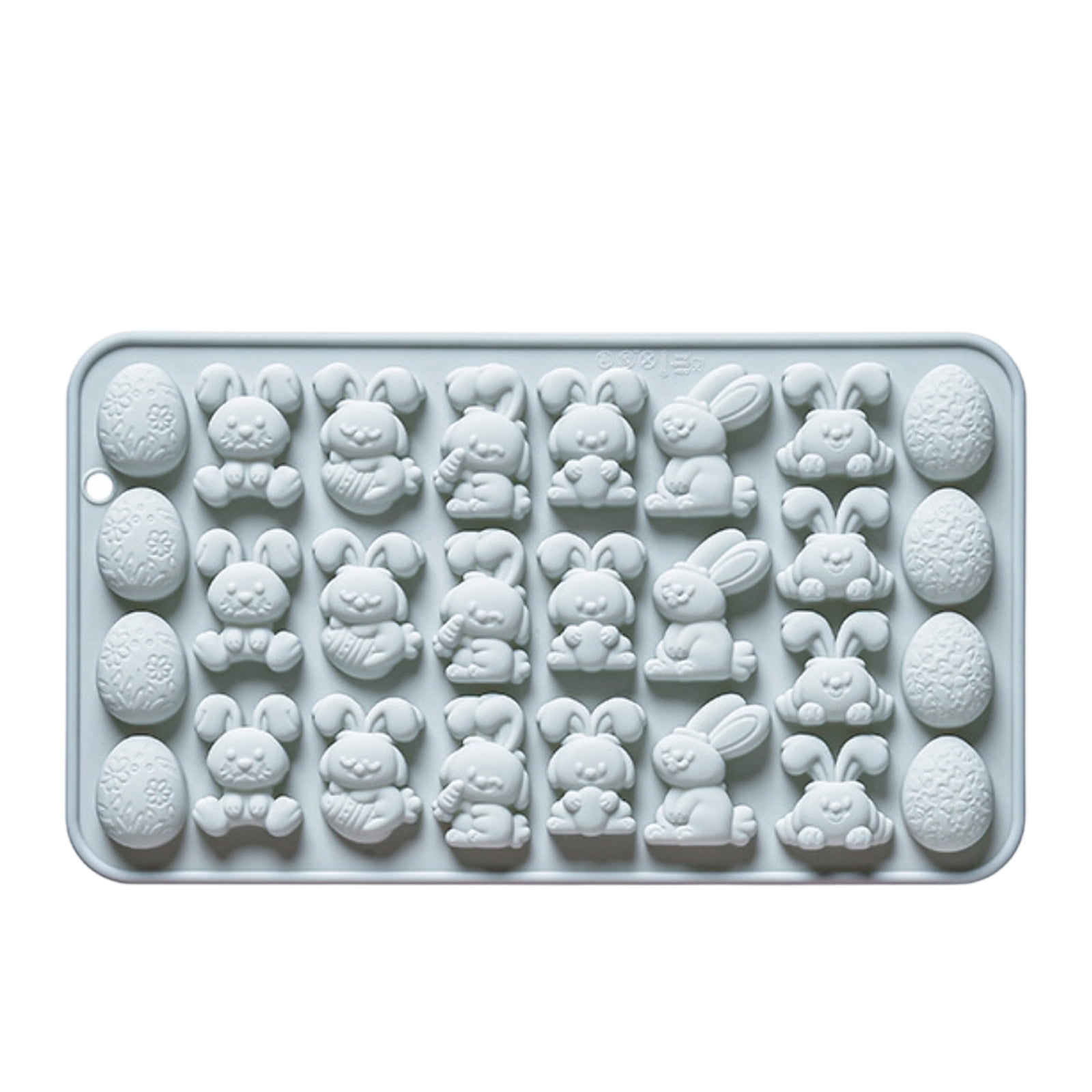 Easter Bunny Chocolate Mold Silicone Baking Kit, DIY Candy and Cake ...
