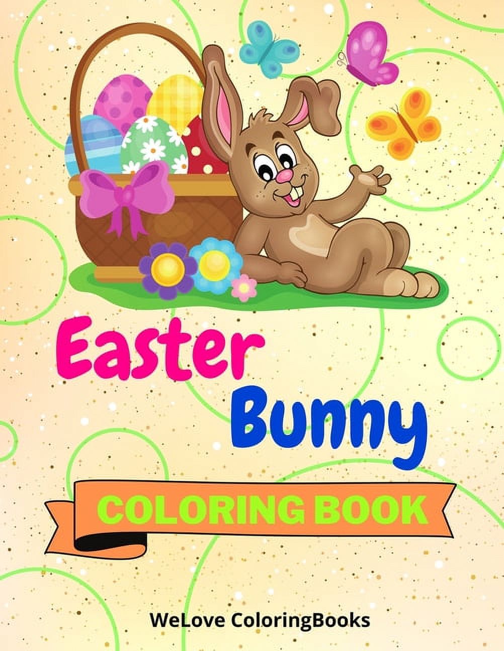 Easter Bunny Coloring Book : Cute Easter Bunny Coloring Book Easter ...