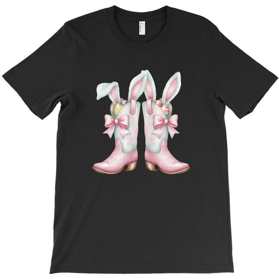 Easter Bunny Cowboy Boots Themed Funny and Cute Western and Holiday ...