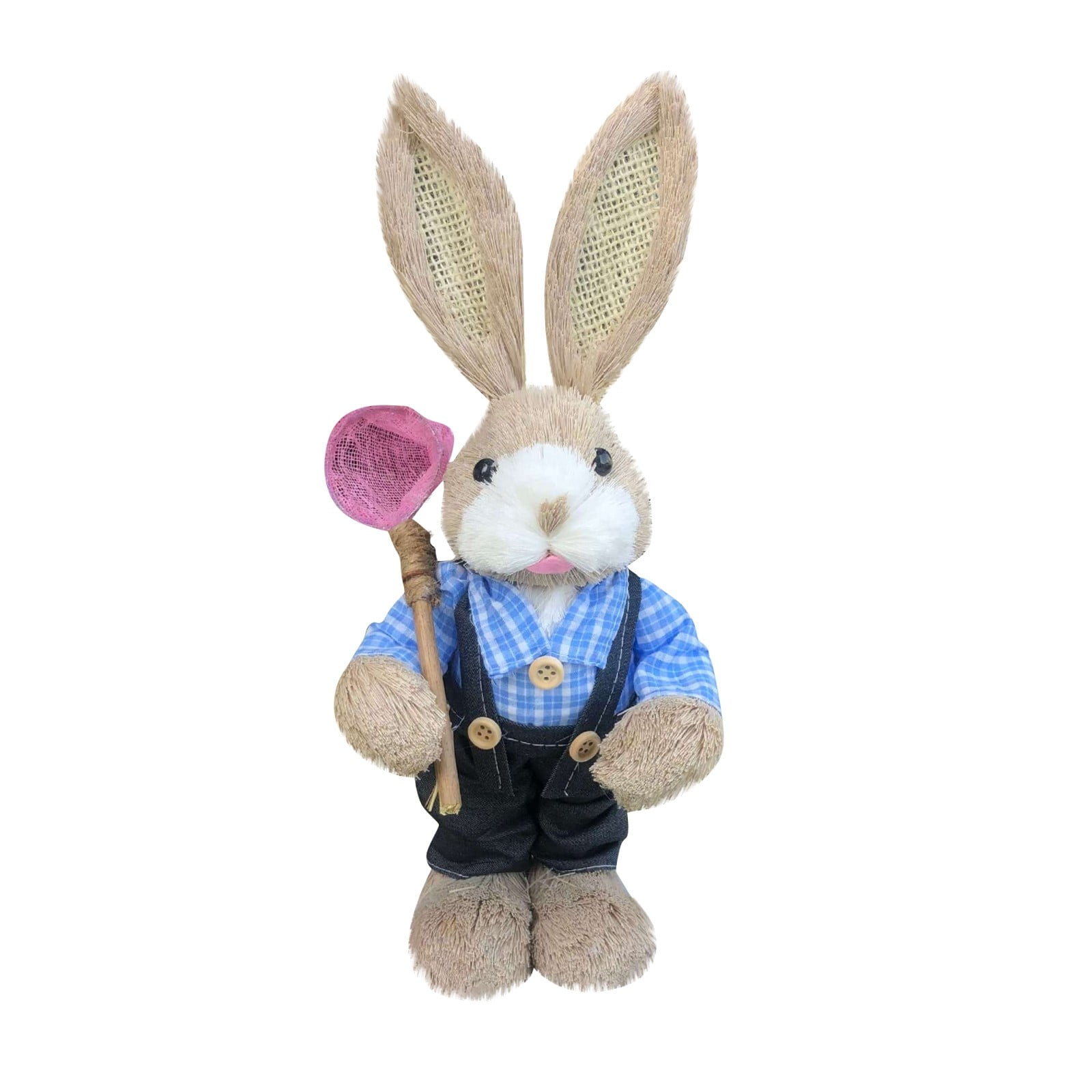 Easter Bunny Decor-13" Rabbit Statue with Carrots Outdoor Porch ...