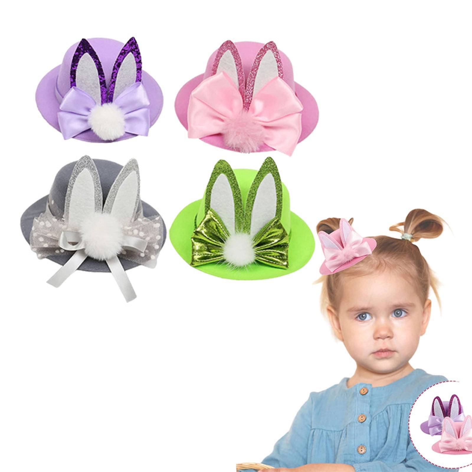 Easter Bunny Decor Easter Bunny Hat Clip Costume Props Hat Bunny ...