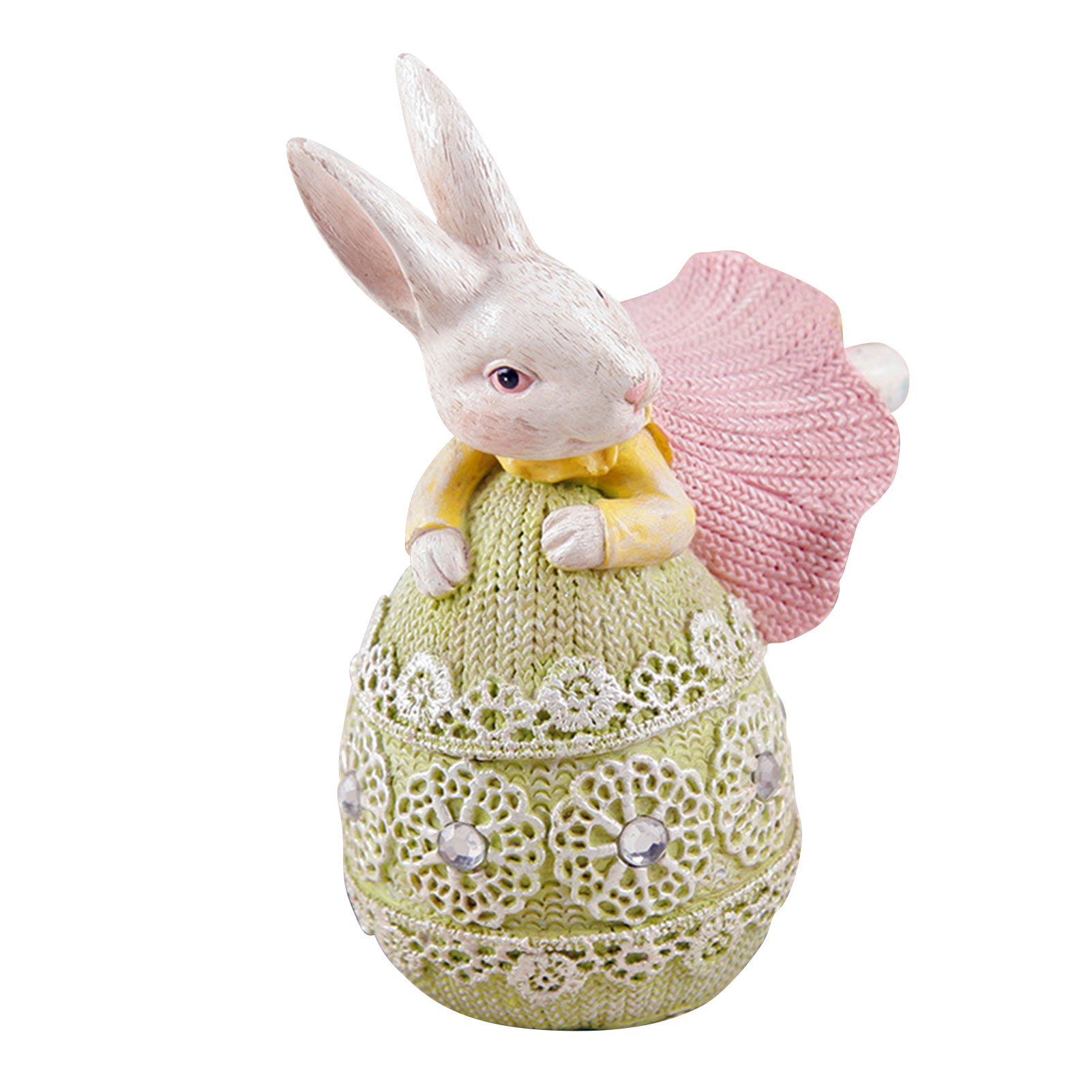 Easter Bunny Decor Figurine, Spring Summer Bunny Easter Eggs Signs ...