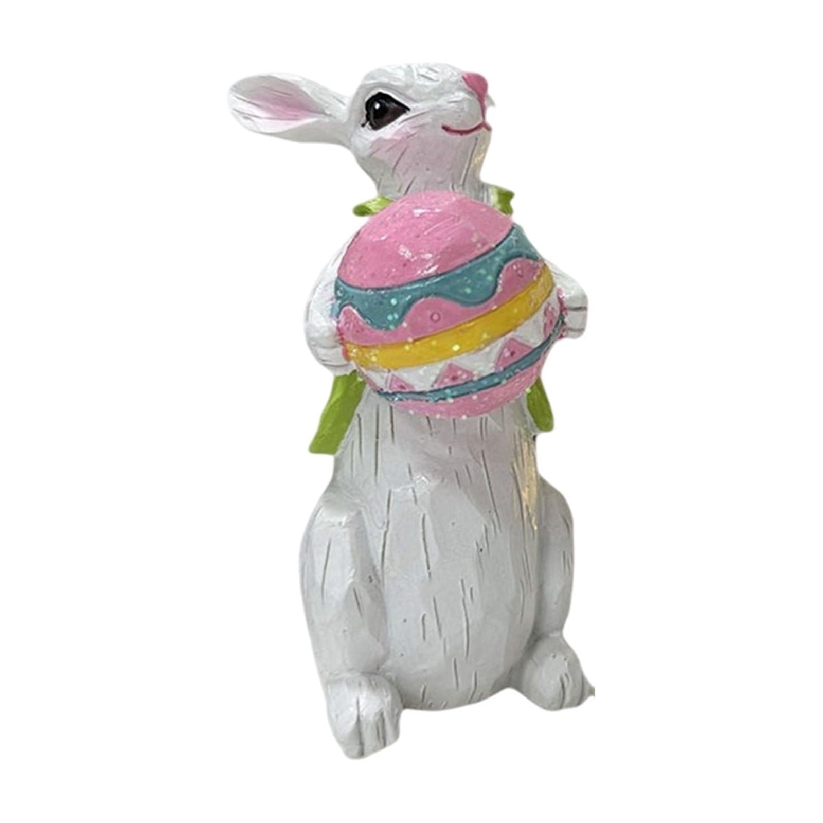 Easter Bunny Decoration Hold Ball, Spring Easter Rabbit Decor ...
