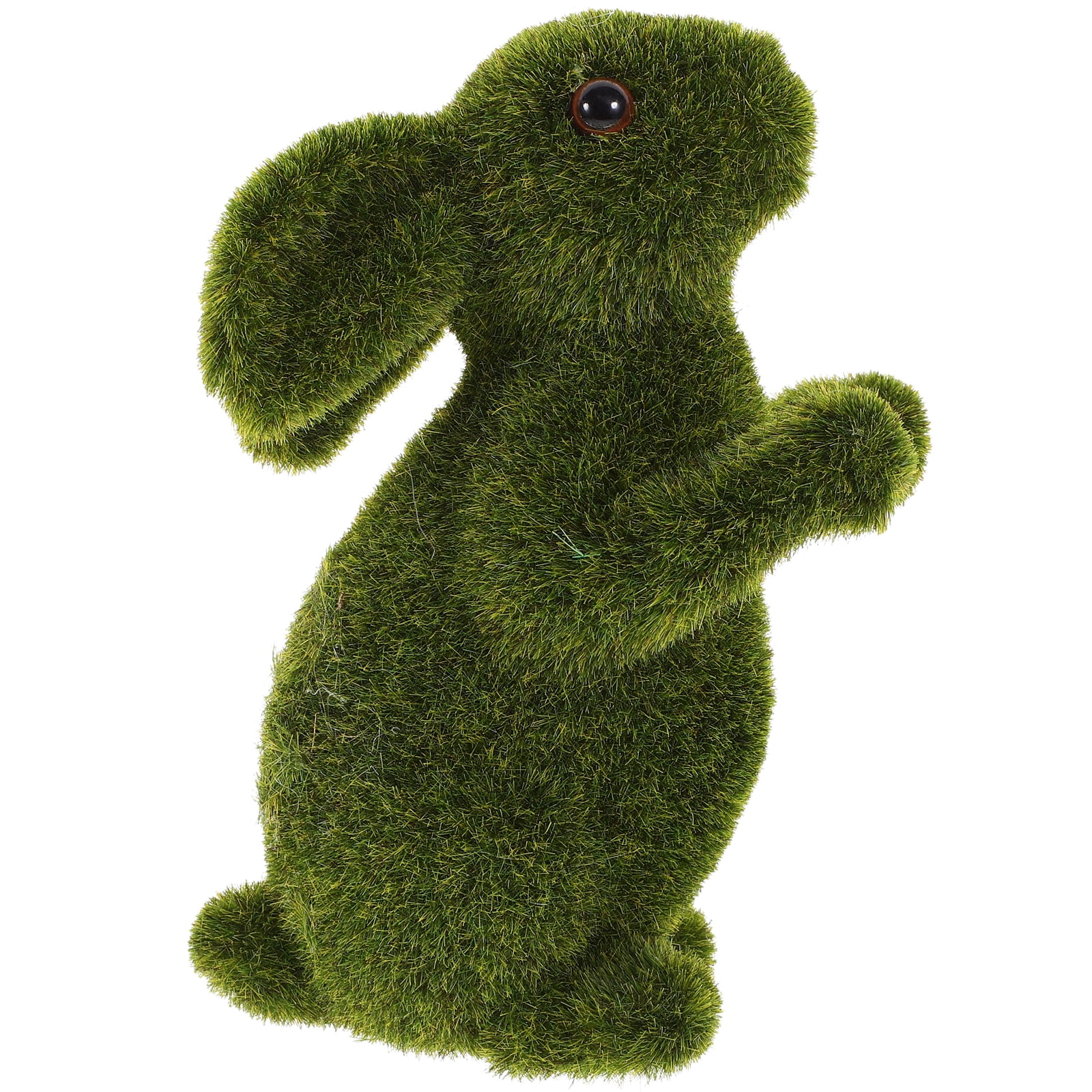 Easter Bunny Decoration Moss Bunny Figurine Garden Artificial Moss ...