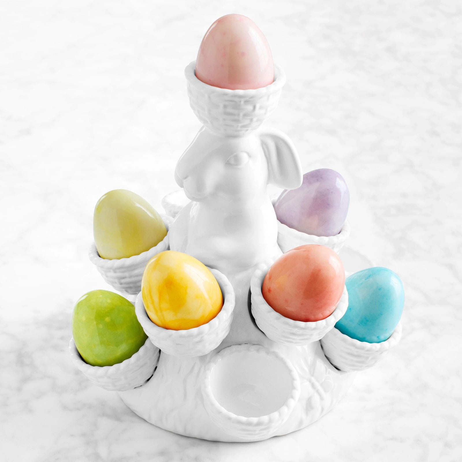 Easter Bunny Decoration - Resin, 8.25"x8"x8", Fills with Chocolates ...