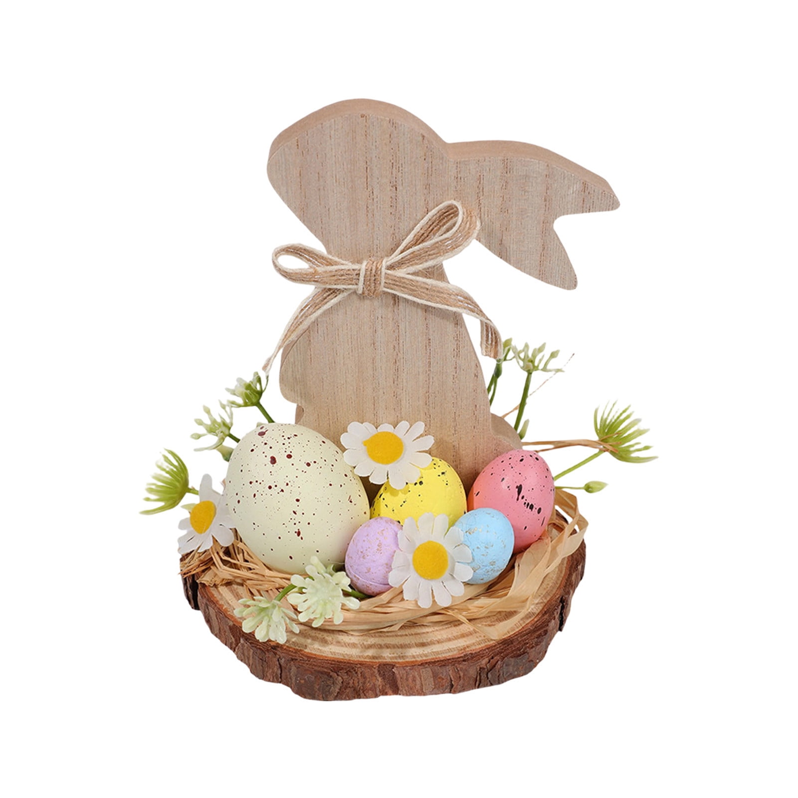 Easter Bunny Decorations, Farmhouse Wooden Rabbit Table Decorations ...