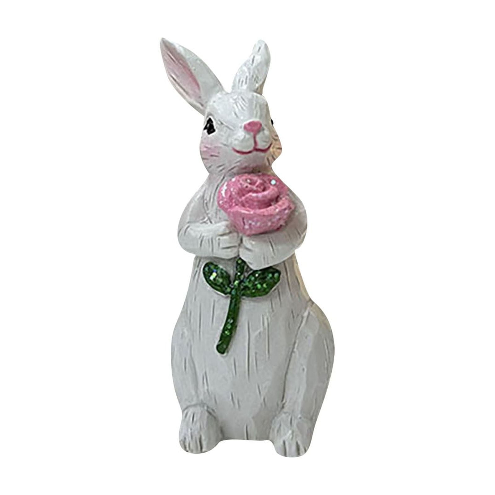 Easter Bunny Decorations Spring Home Decor Bunny Figurines,Easter ...