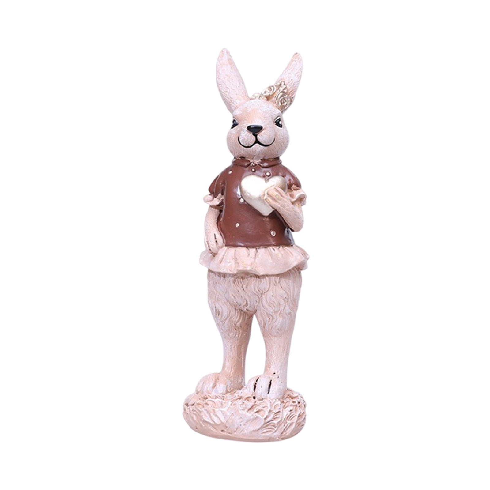 Easter Bunny Decorations Spring Home Decor Bunny Figurines Resin Bunny ...