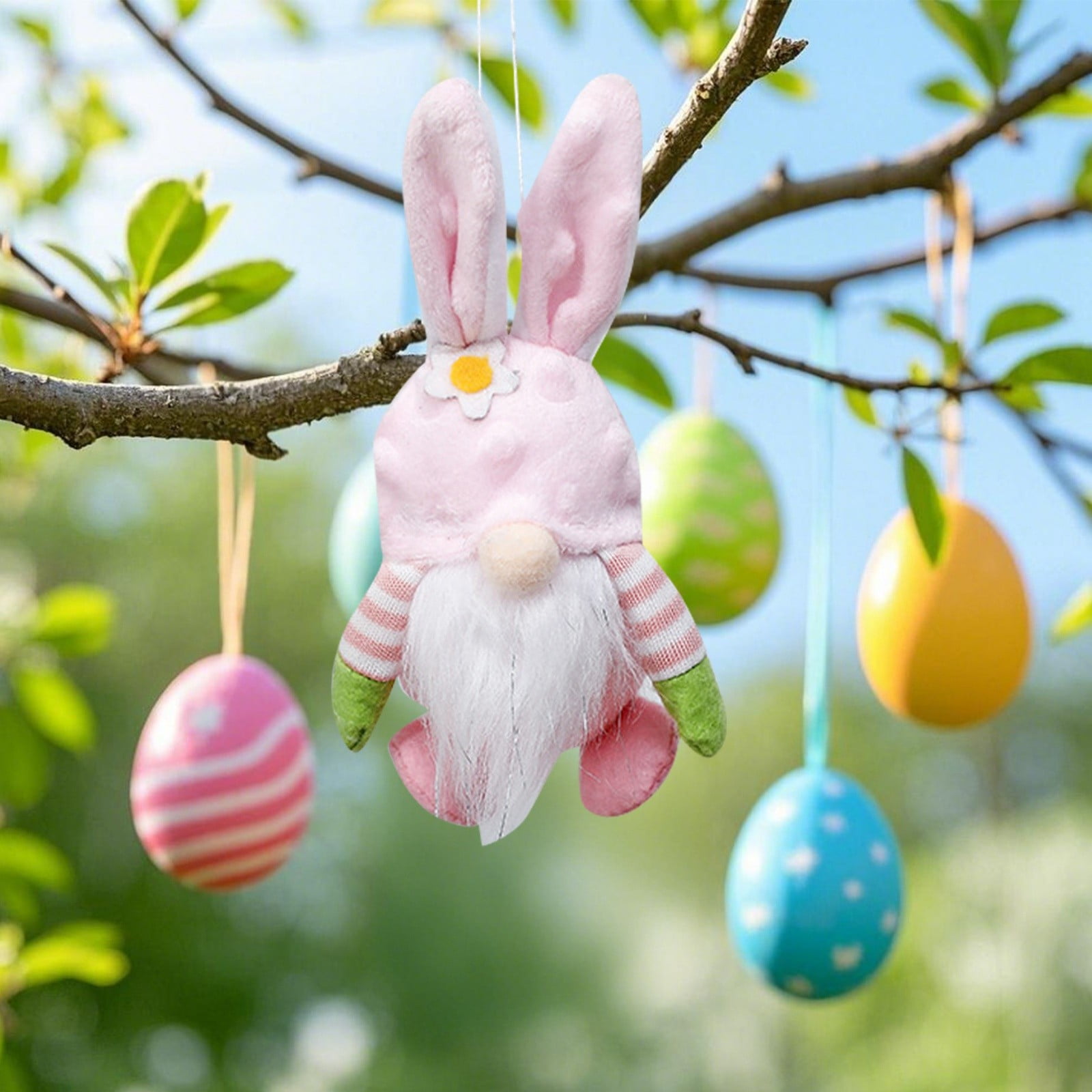 Easter Bunny Desk Adorable Cartoon Doll For Festive Holiday Scene ...