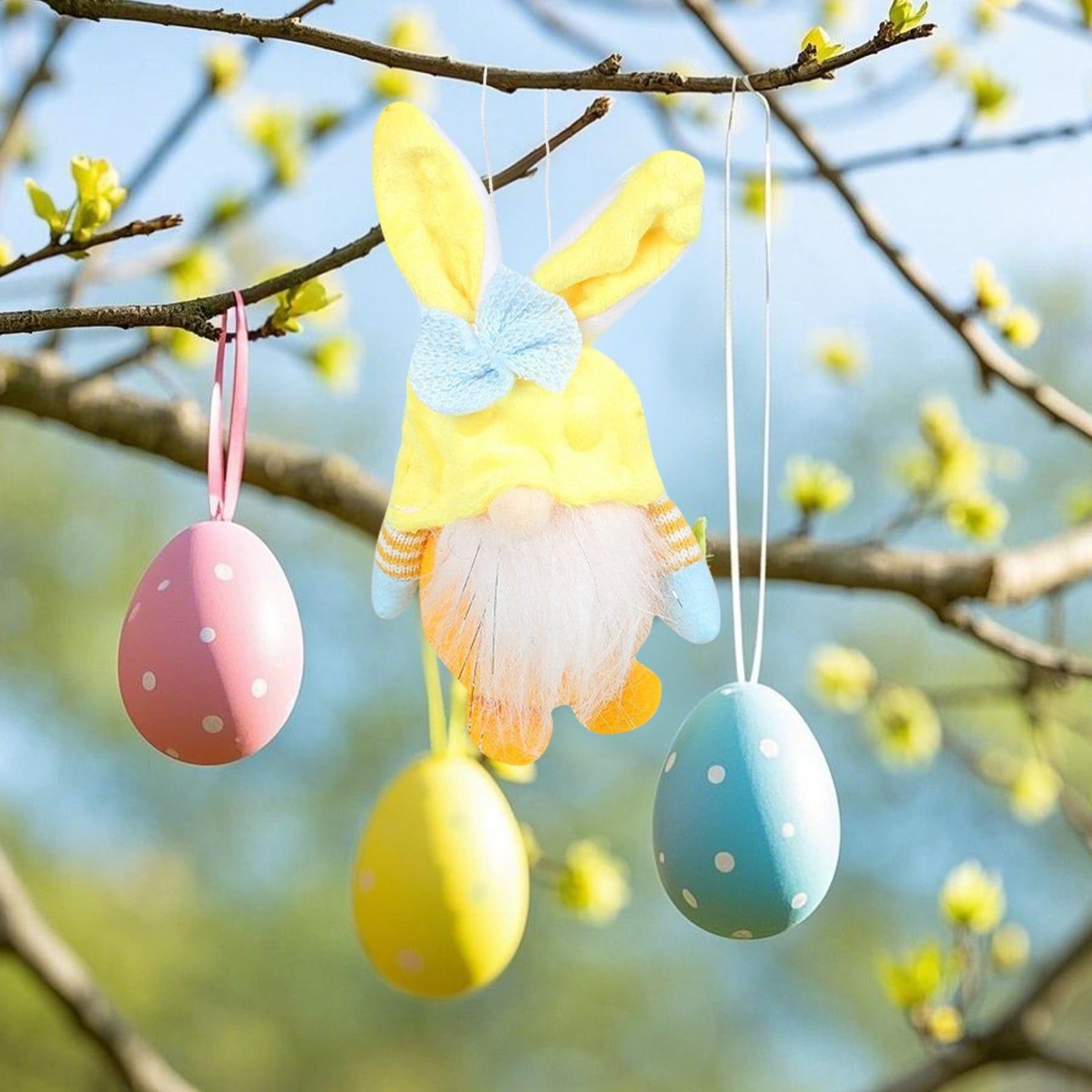 Easter Bunny Desk Adorable Cartoon Doll for Festive Holiday Scene ...