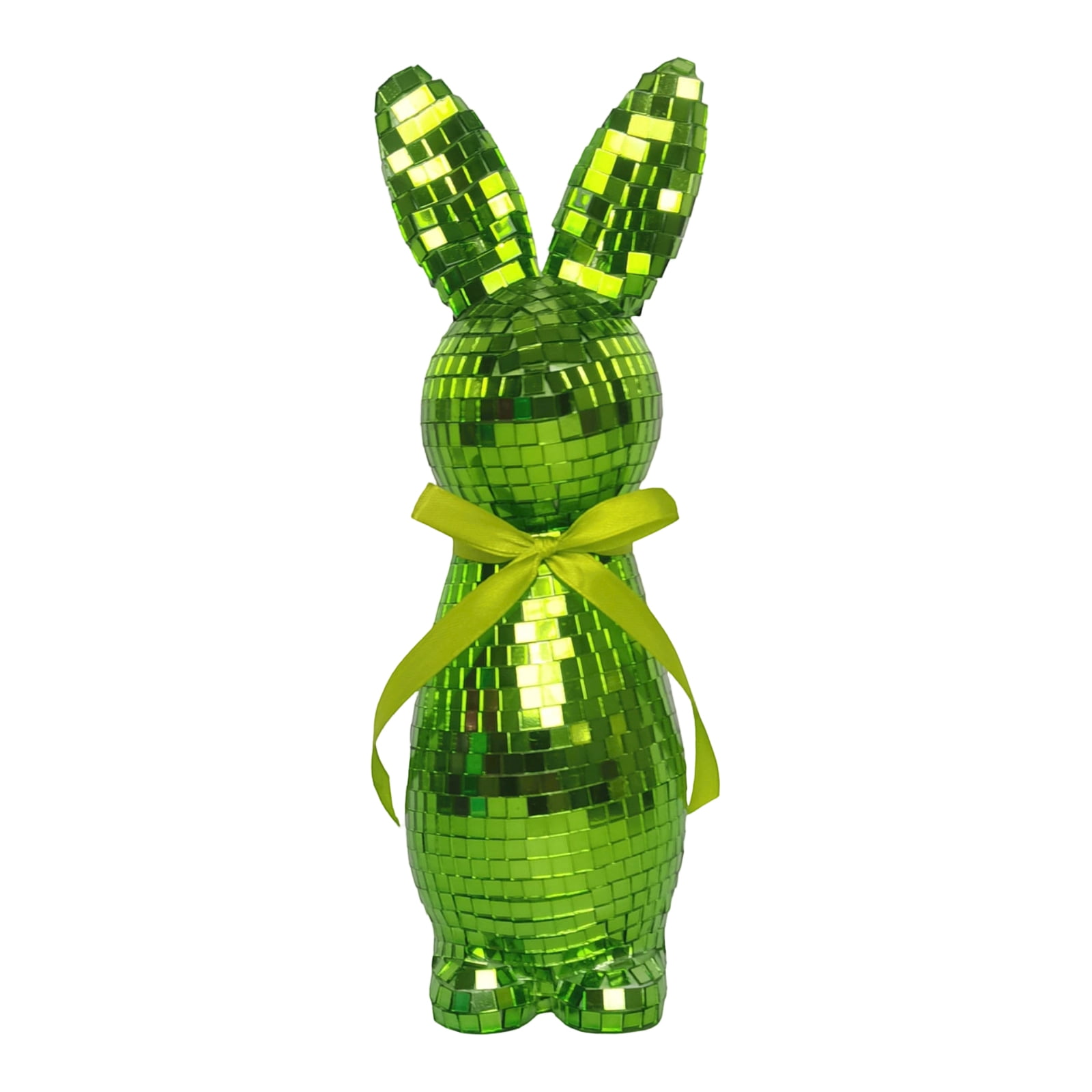 Easter Bunny Disco Ball Decoration Shiny Reflective Mirror Ornament ...