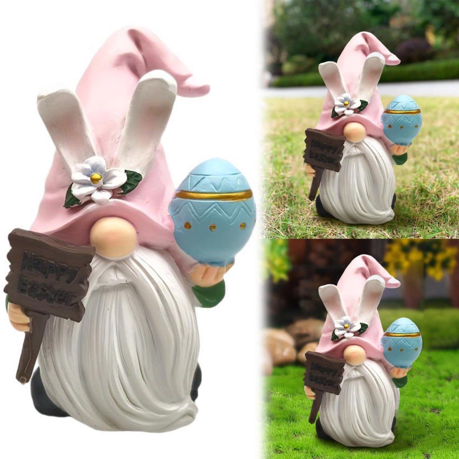 Easter Bunny Dwarf Resin Home Furnishings Crafts Easter Bunny Doll ...