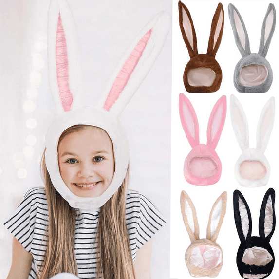 Easter Bunny Ears Costume Hats Bunny Fancy Costume Accessories for Kids ...